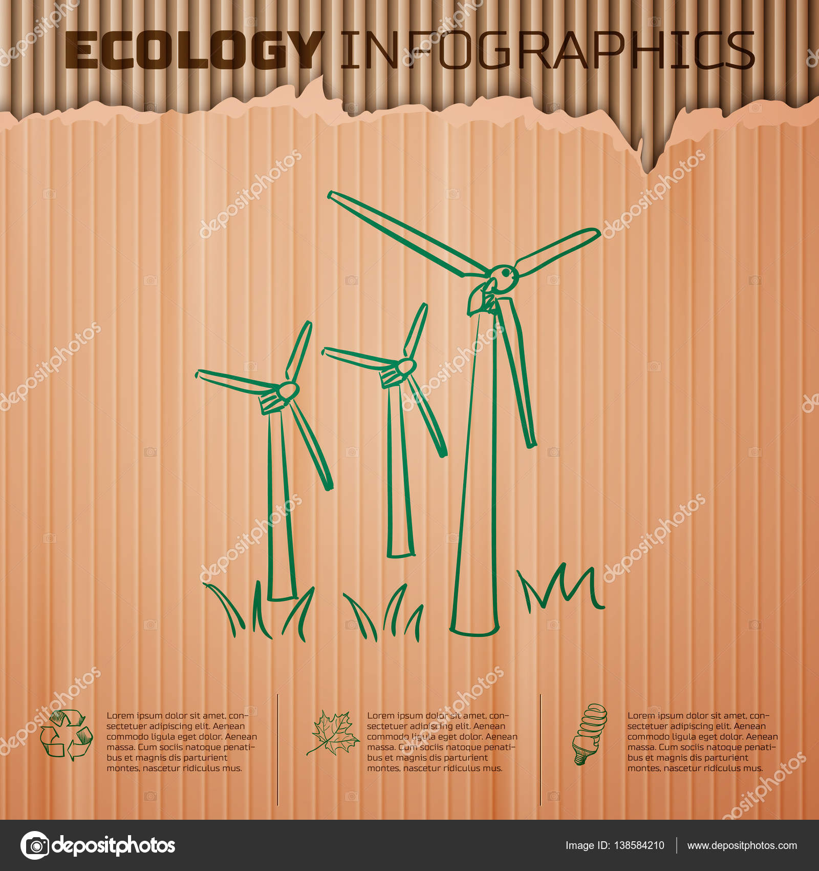 Ecology infographics background Stock Vector Image by ©Netkoff #138584210