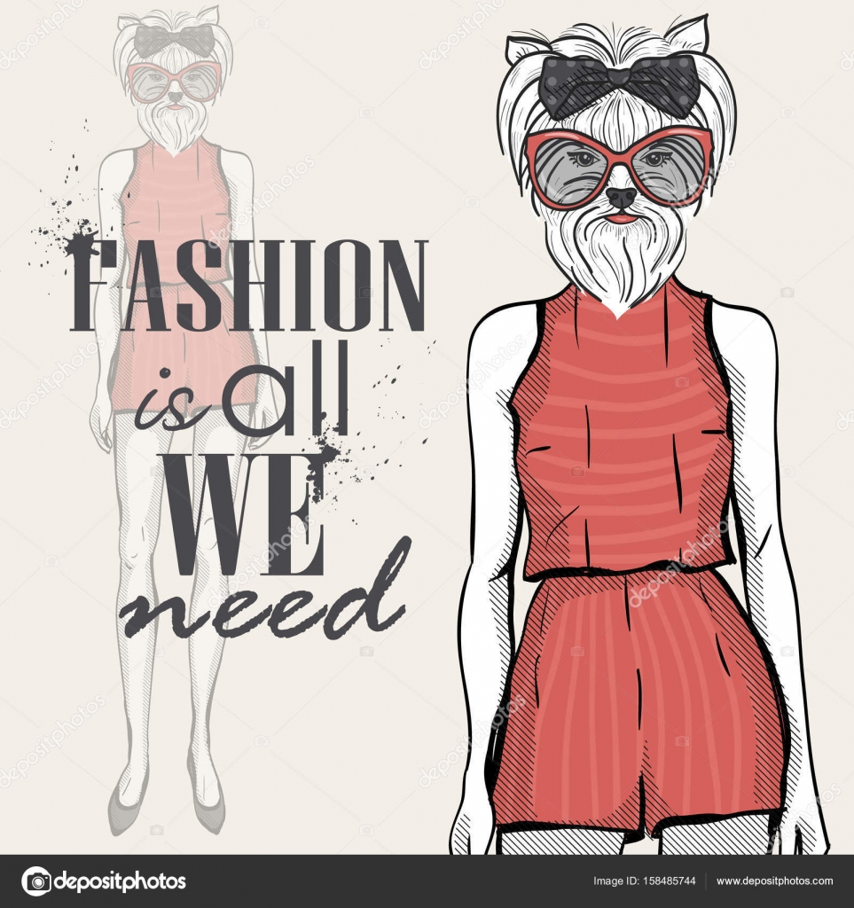 Vector color sketch of model Stock Vector Image by ©Netkoff #158485744