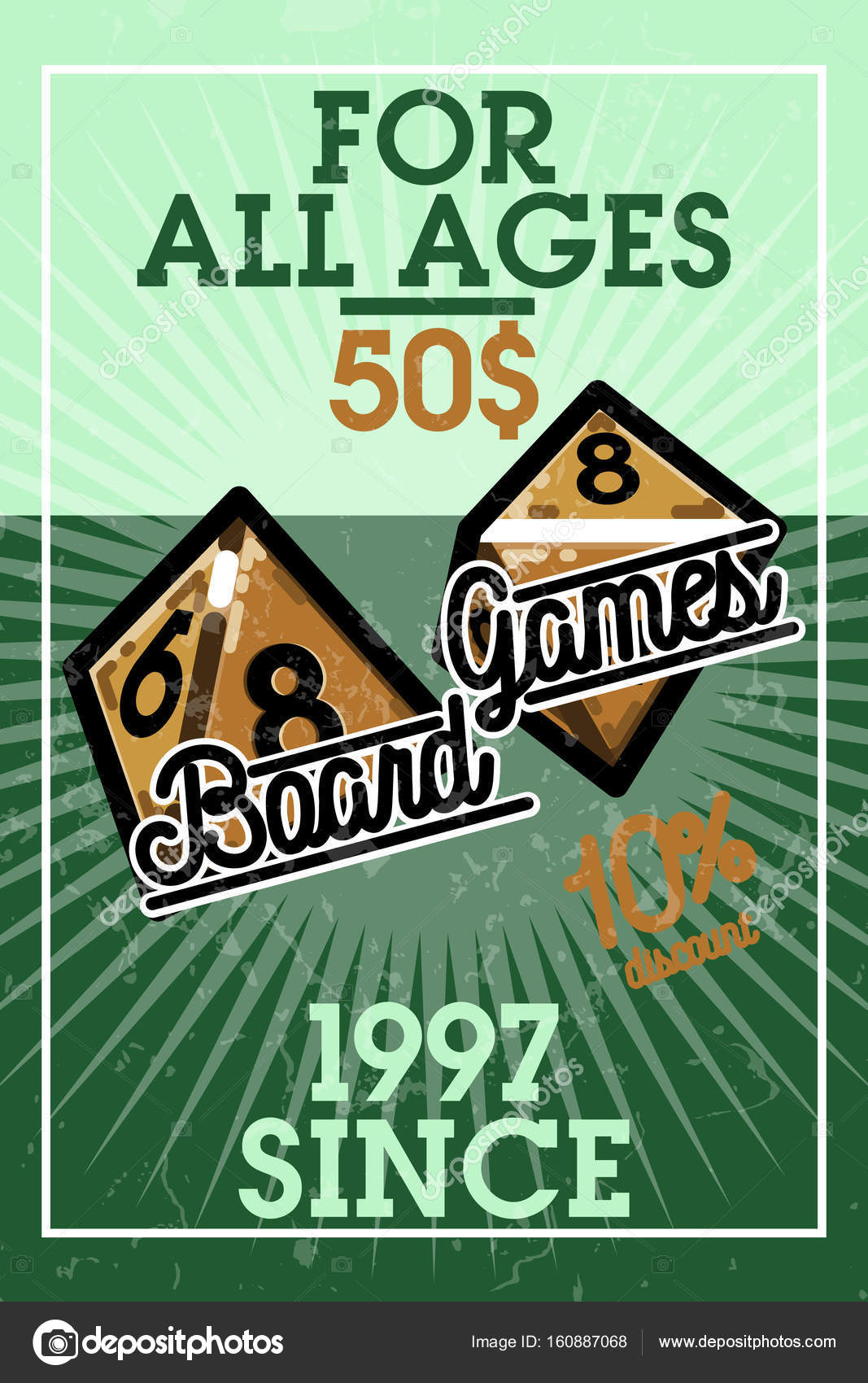 Color Vintage Bord Games Banner Gamer Icons Board Games Players Stock ...