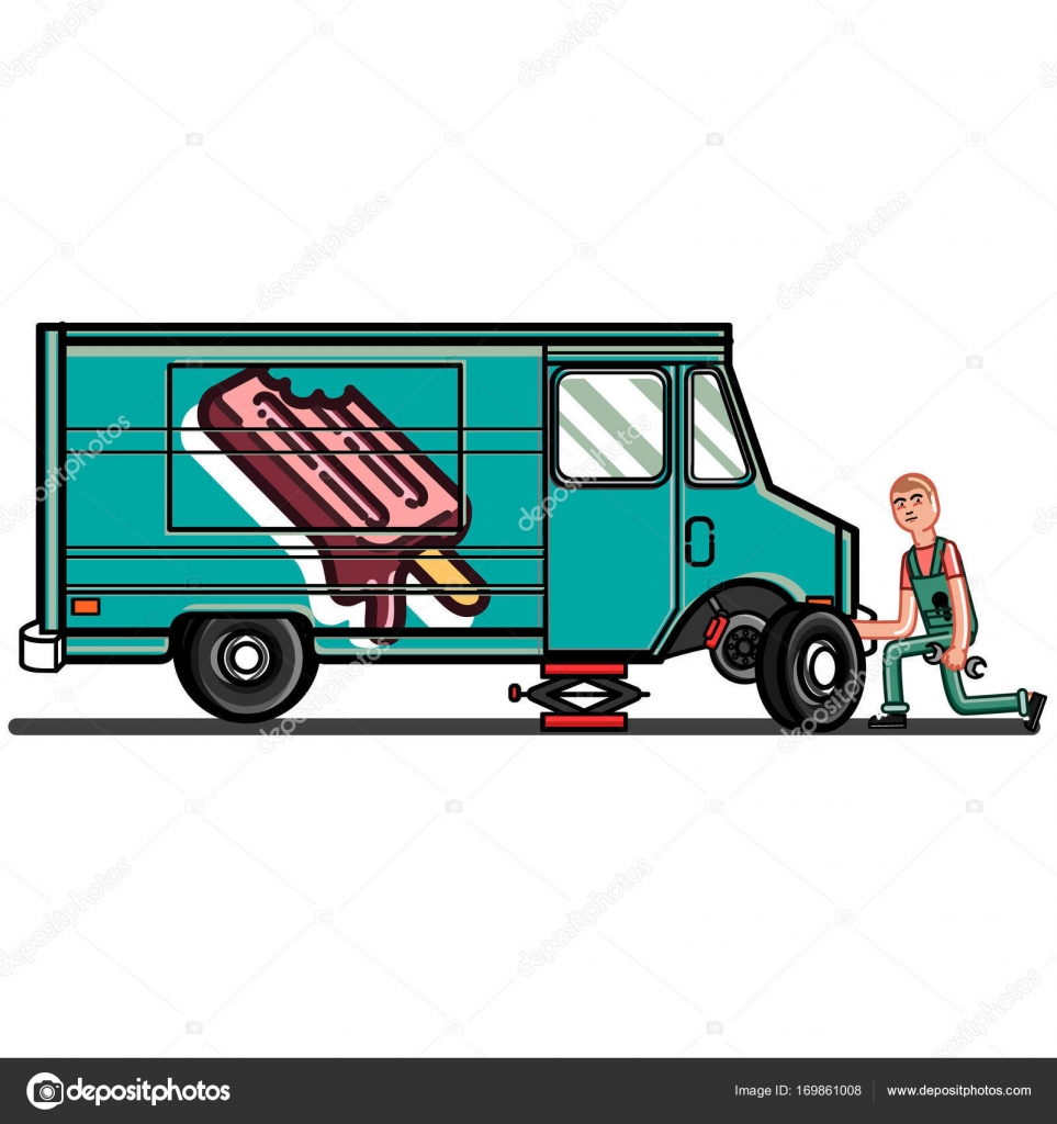 The car breakdown Stock Vector by ©Netkoff 169861008