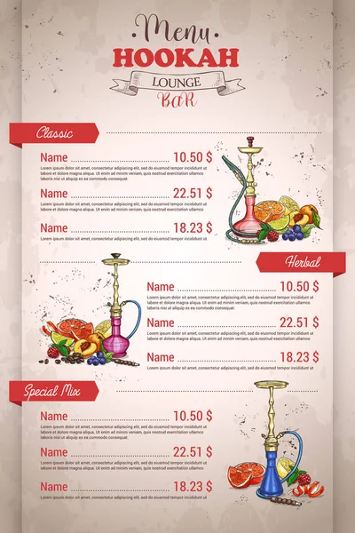 Vector color menu design Stock Vector Image by ©Netkoff #170008014