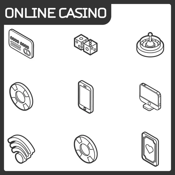 Casino outline Vector Art Stock Images | Depositphotos