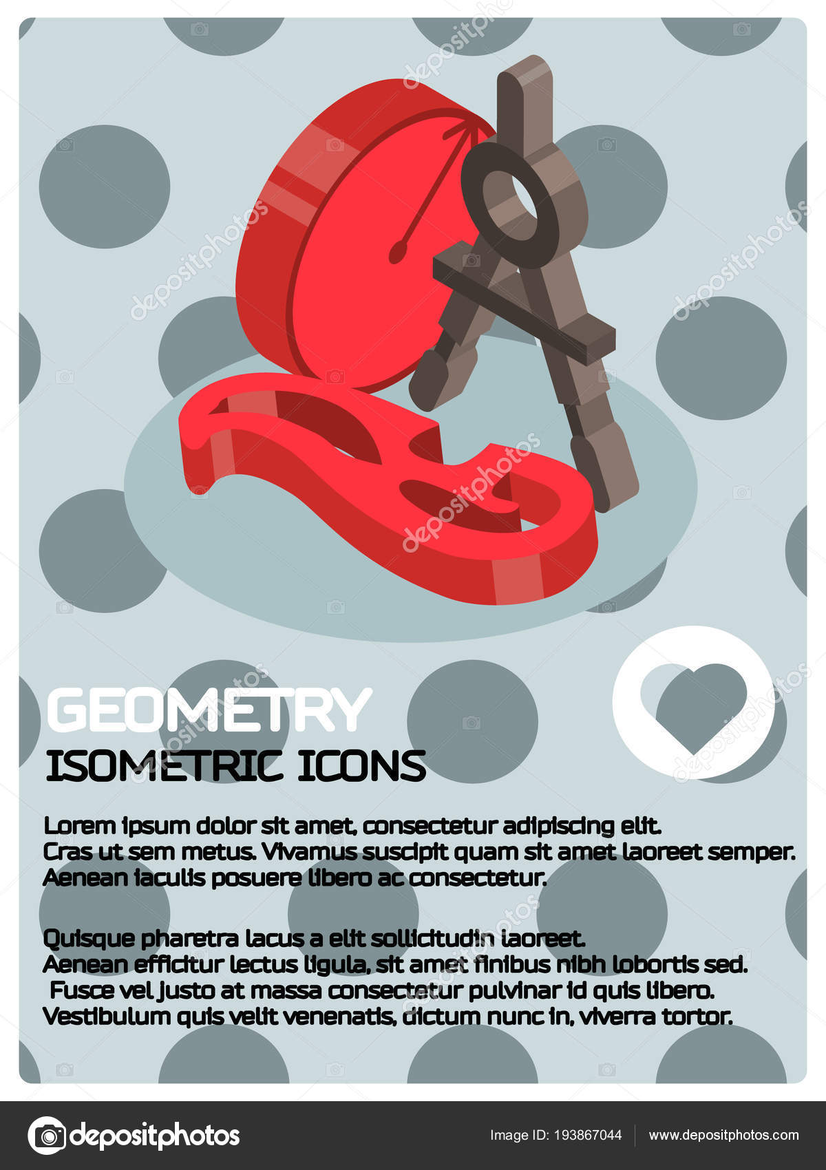 Geometry color isometric poster Stock Vector Image by ©Netkoff #193867044