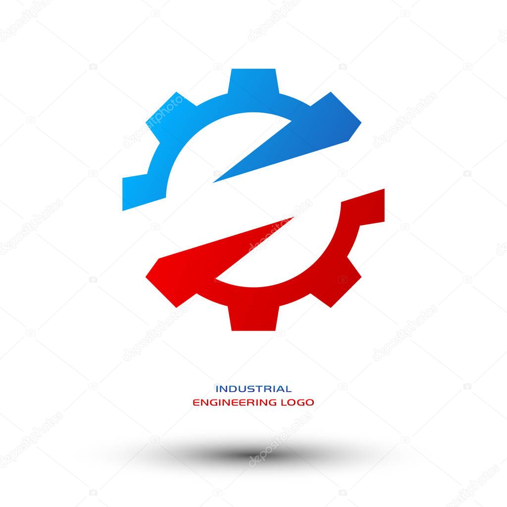 Industrial engineering logo — Stock Vector © kozar12 #155497672
