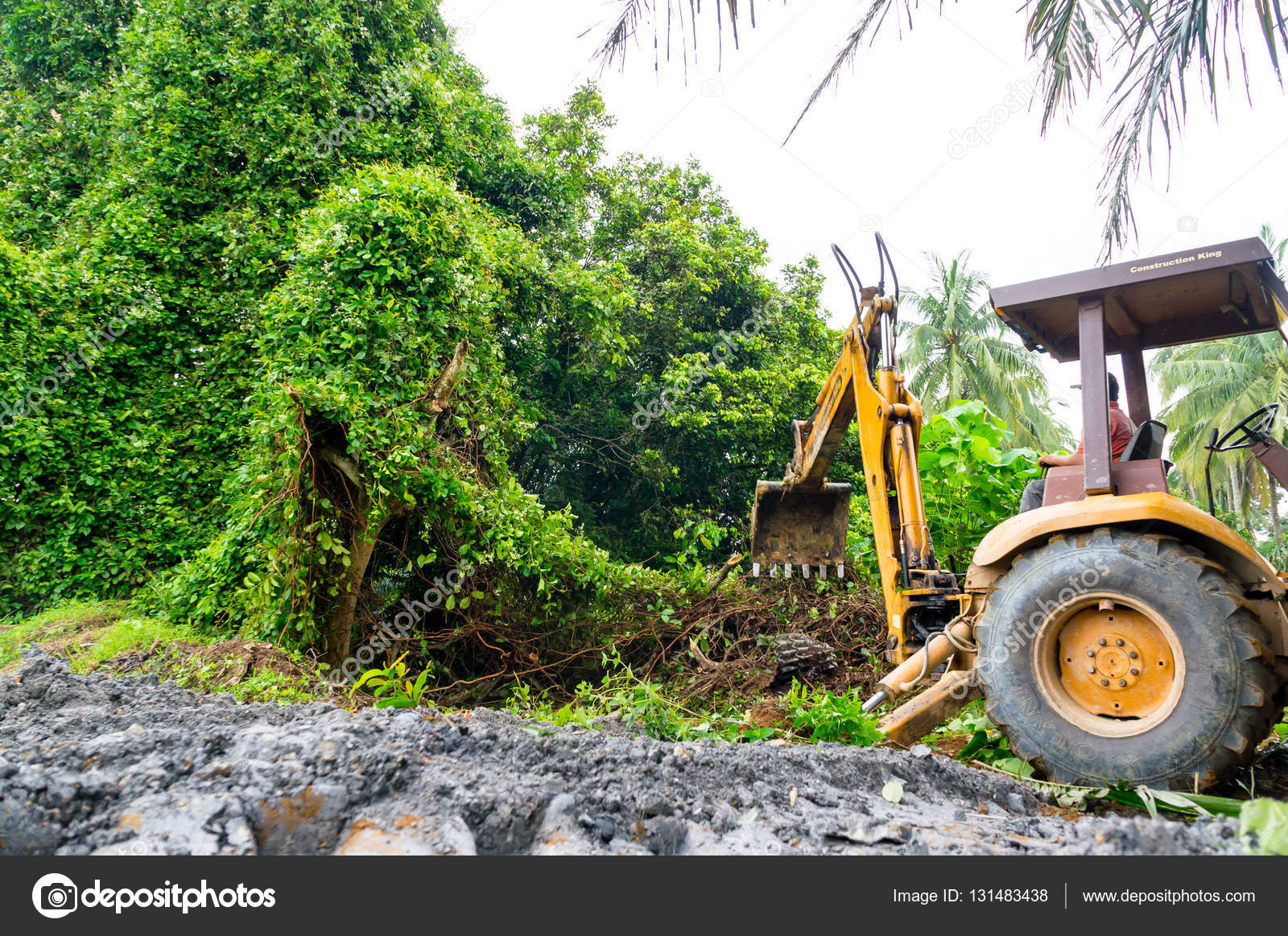 Deforestation for build-up properties. – Stock Editorial Photo © mrfiza ...