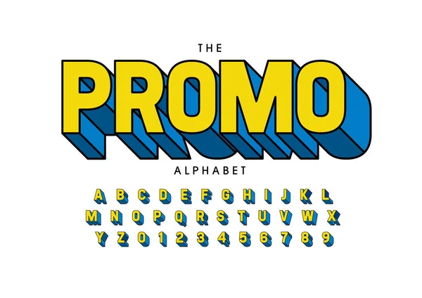 Pop Design Font Alphabet Template Colorful Vector Illustration Stylized ...
