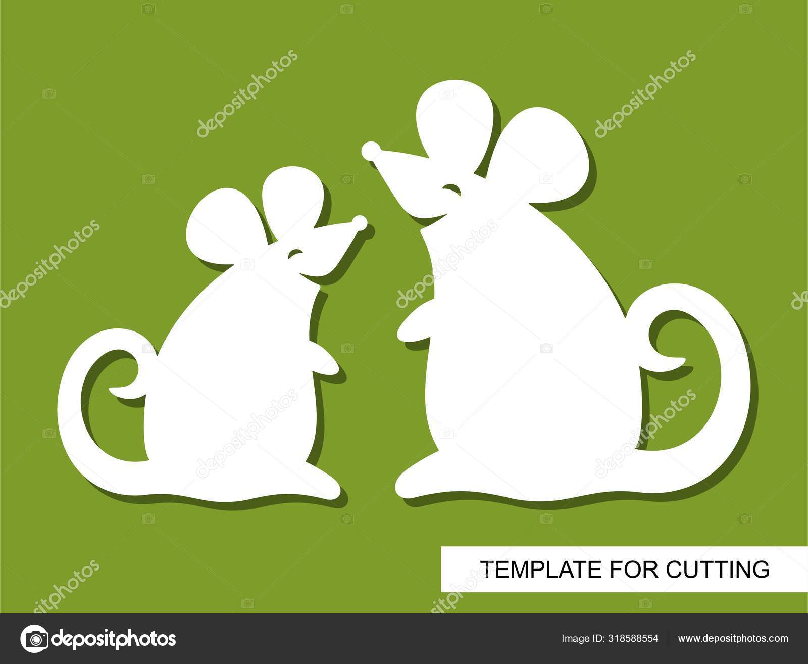 Cute Mouse Template