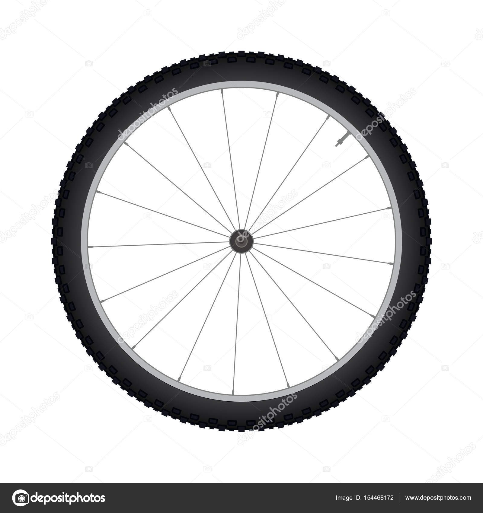 Bicycle wheel vector Stock Vector Image by ©attaphongw #154468172