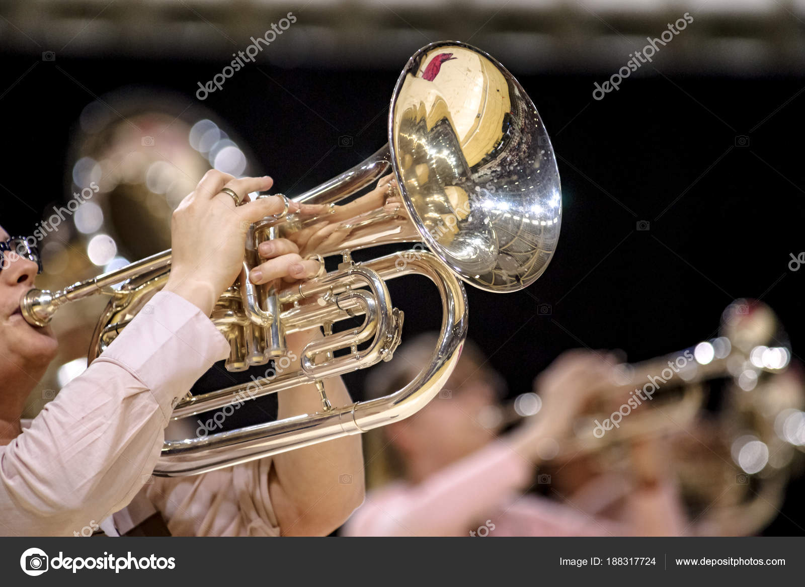 Marching Baritone Player