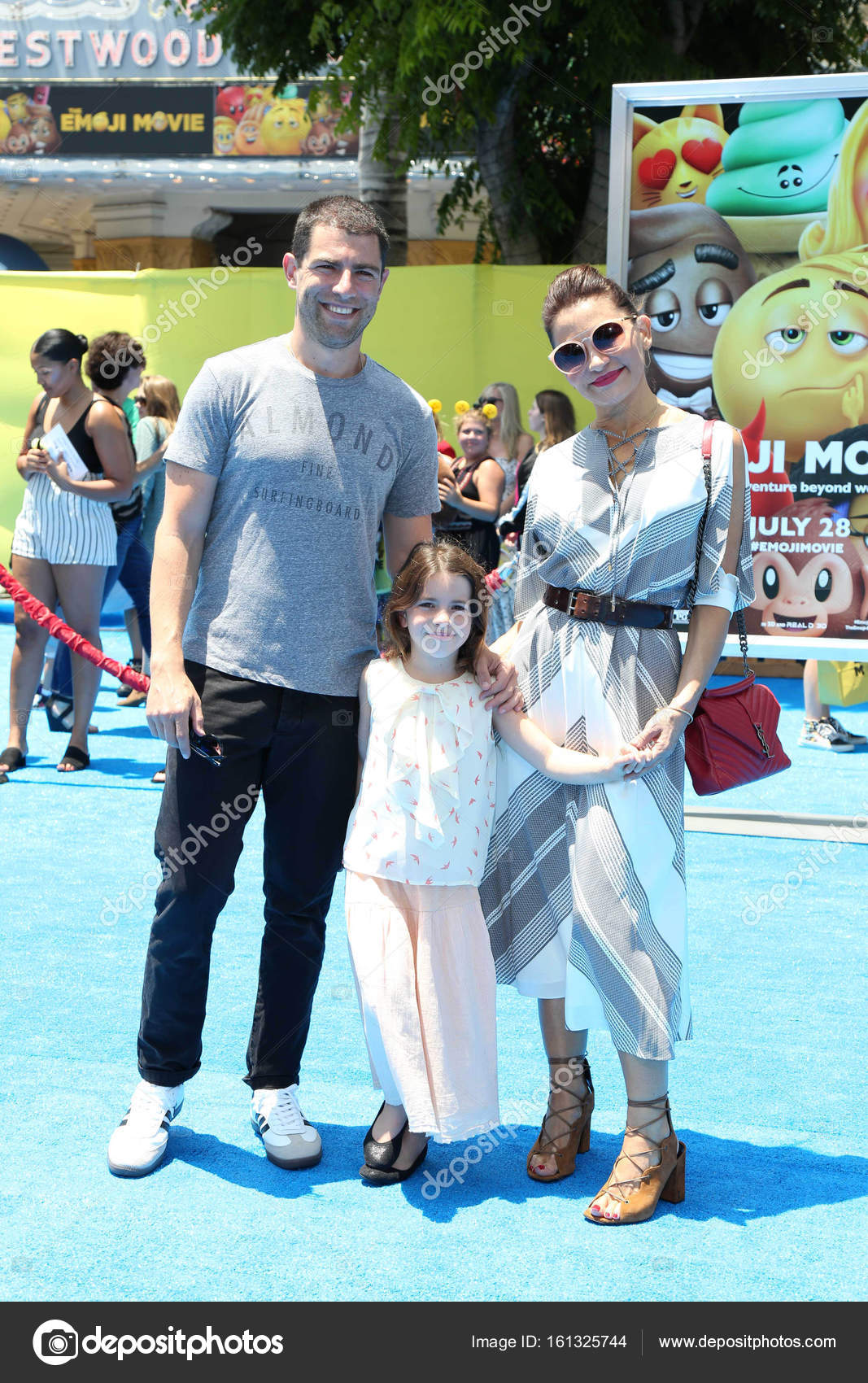 Actor Max Greenfield with wife casting director Tess Sanchez and ...