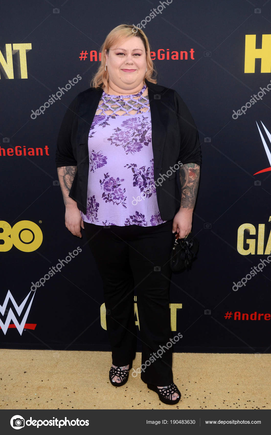 Robin Christensen Andre Giant Premiere Cinerama Dome Hollywood – Stock ...