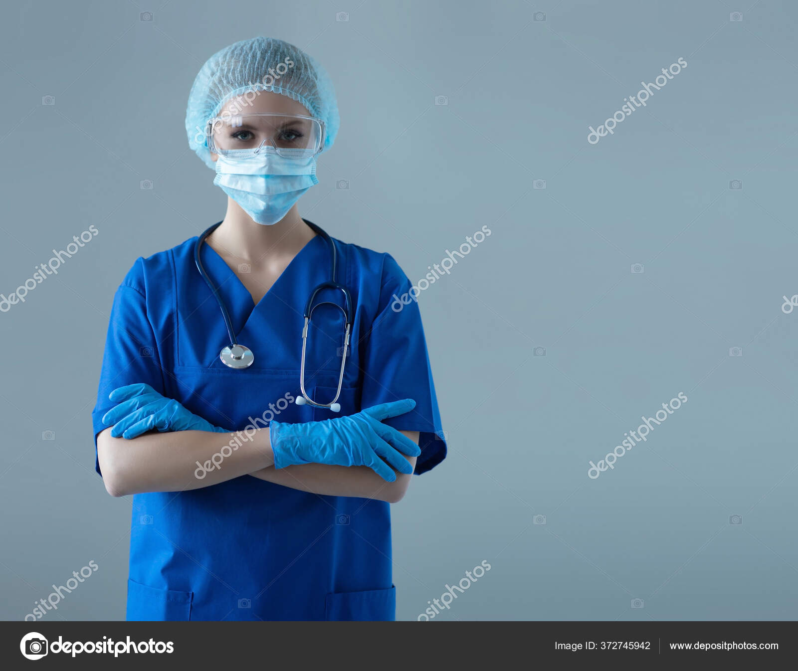 Professional Medical Worker Protection Suit Nurse Surgeon Doctor ...