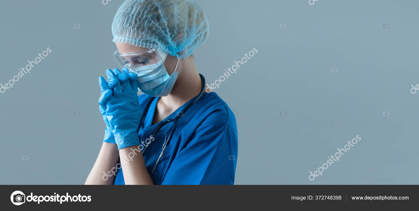 Professional Medical Worker Protection Suit Nurse Surgeon Doctor ...