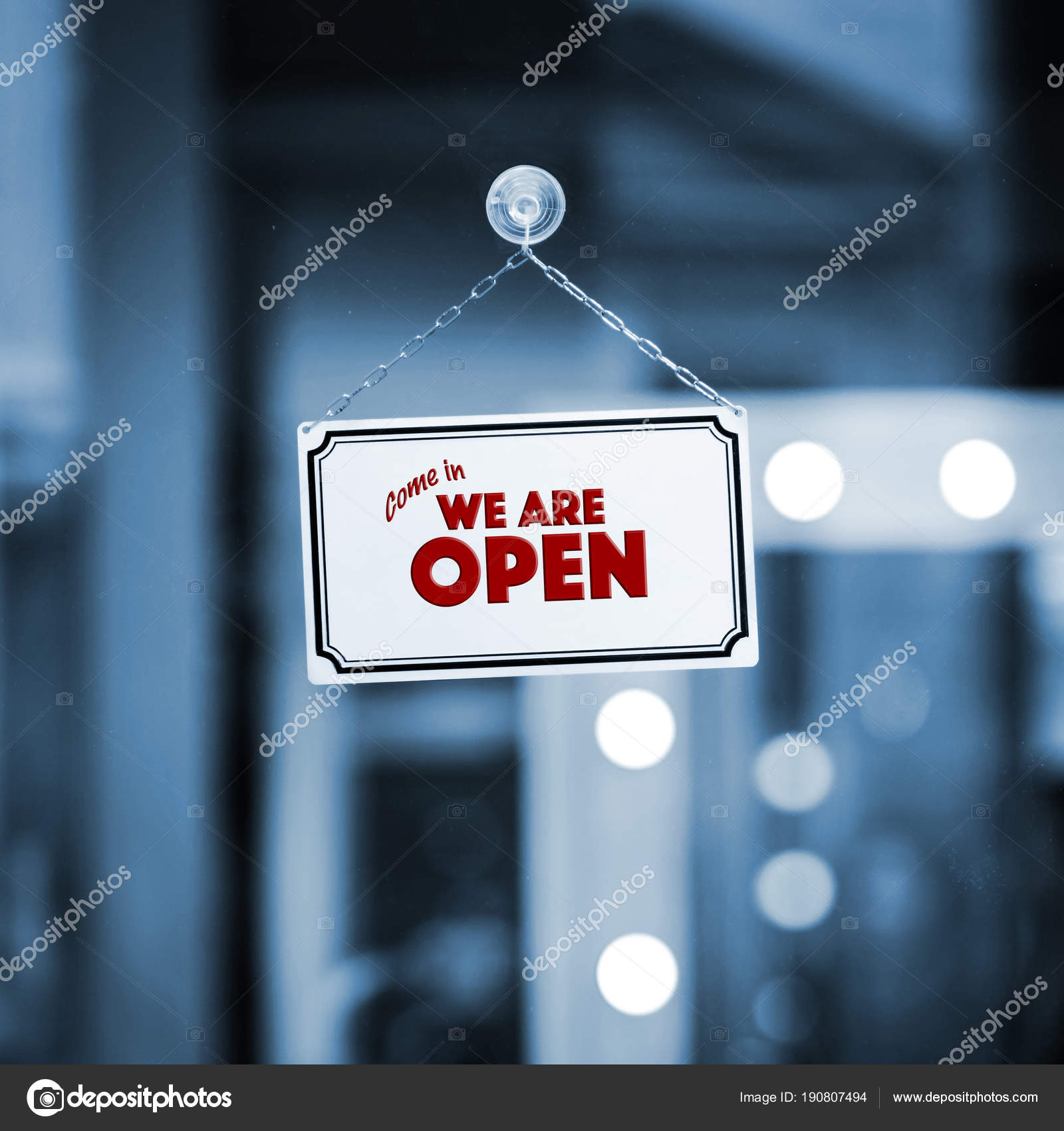 Open Sign Board Glass Store Window Filtered Image — Stock Photo © pio3 ...