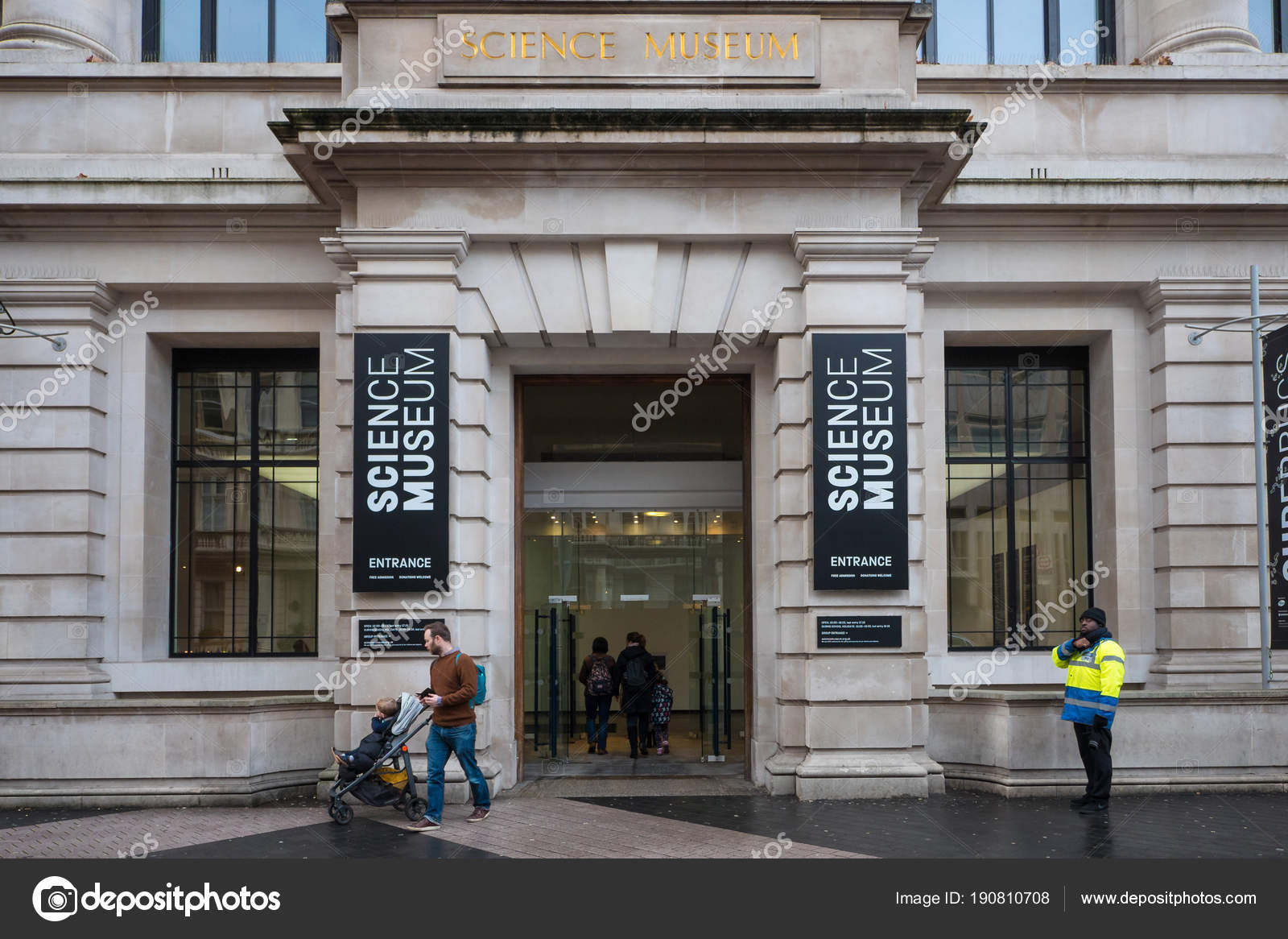 London United Kingdom Circa January 2018 Entrance Science Museum ...