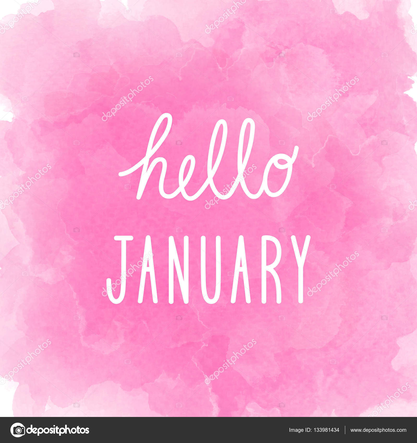 Hello January Wallpaper