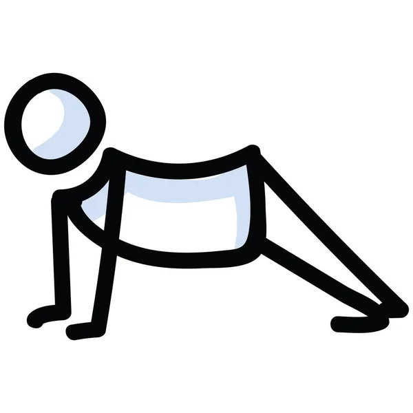 Stick Figure Push Ups
