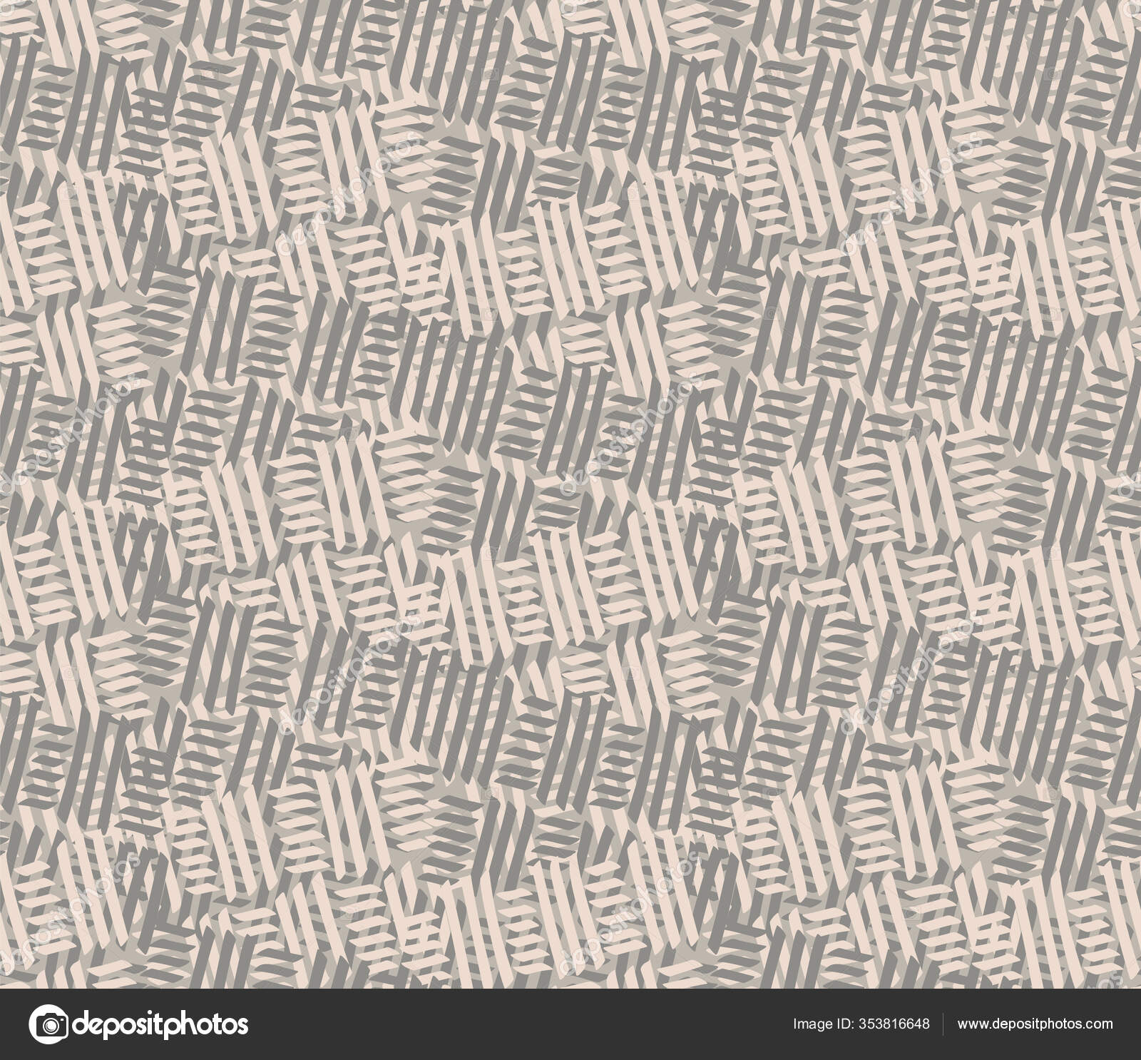Hand drawn mesh woven texture seamless pattern. Vector painterly ...