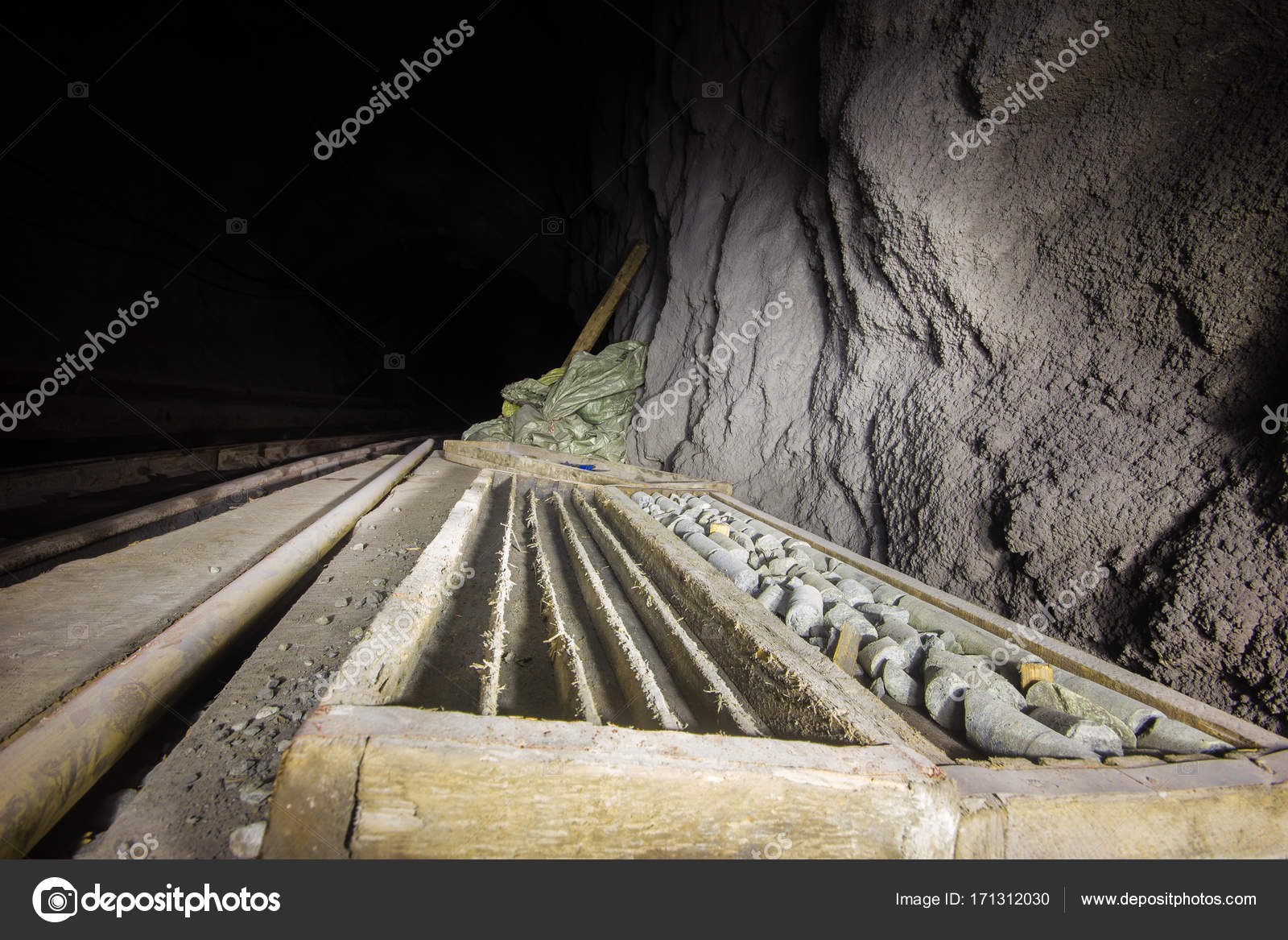 Geological Box Core Samples Underground Mine — Stock Photo © mishainik ...