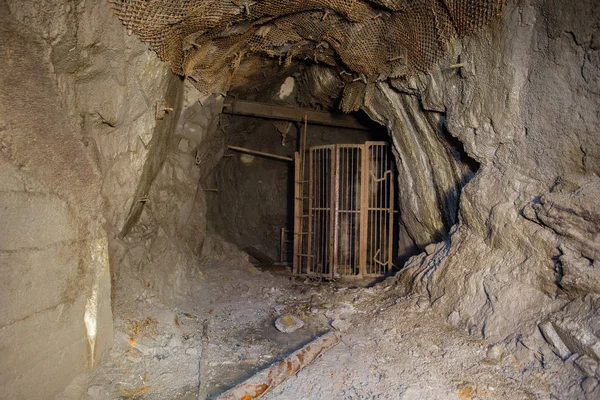 Shaft Bottom Lodge Cage Light Underground Mine — Stock Photo ...