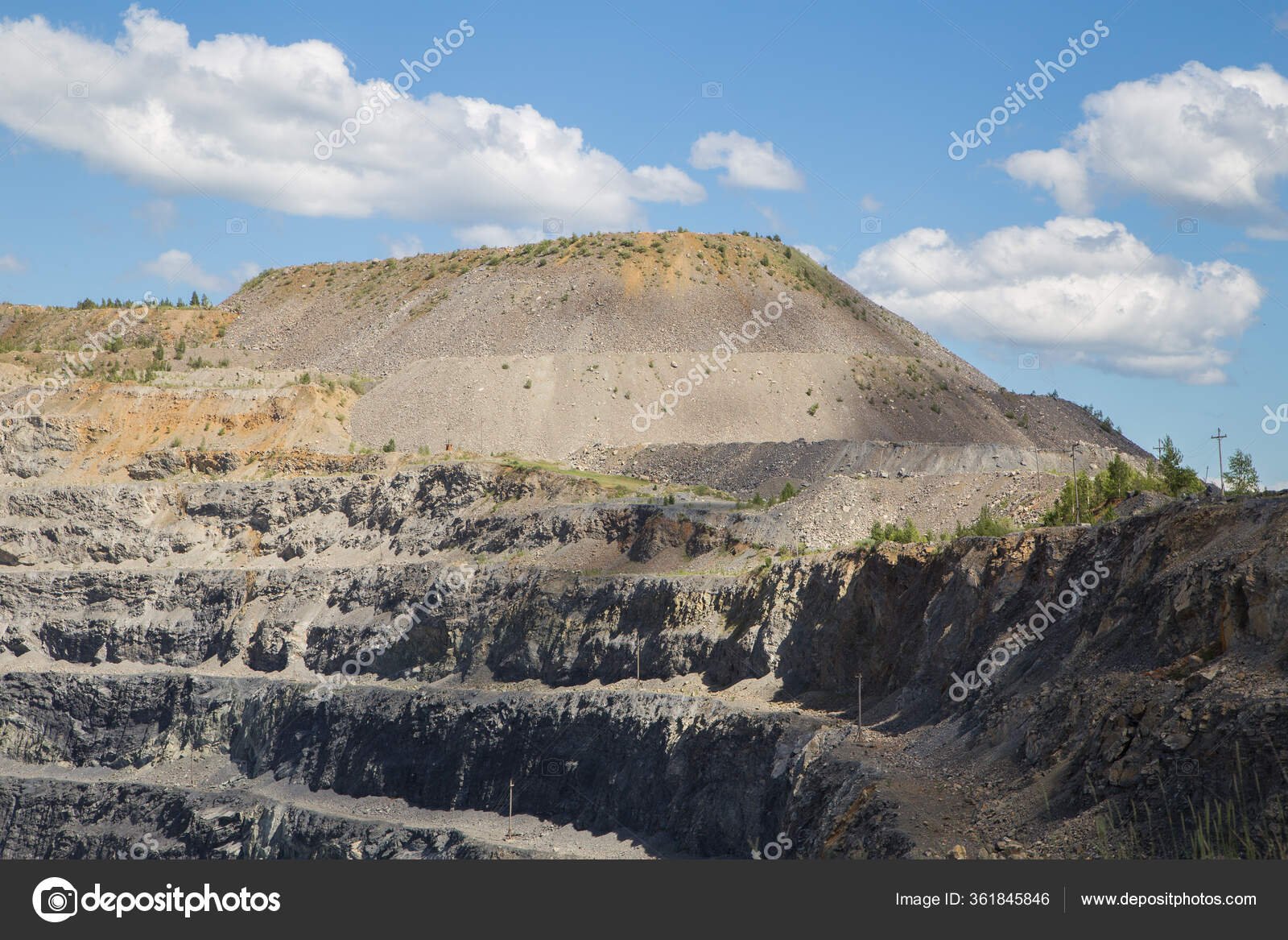 Large Dump Stone Mine Site Stock Photo by ©mishainik 361845846