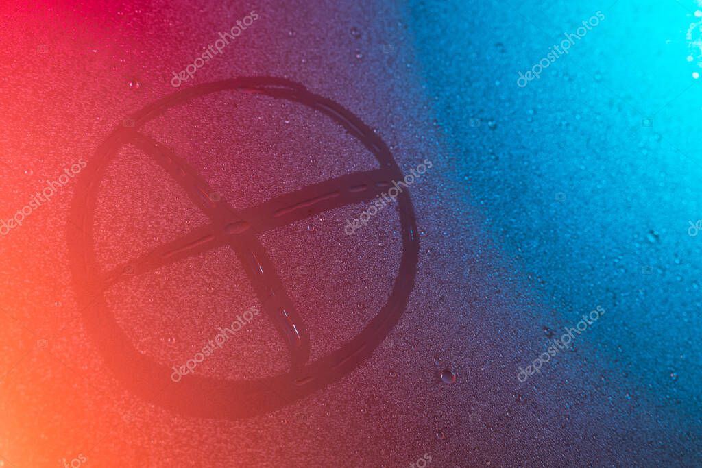 No permitido Iniciar sesión neón luz fondo gotas tendencia 2020 color ...