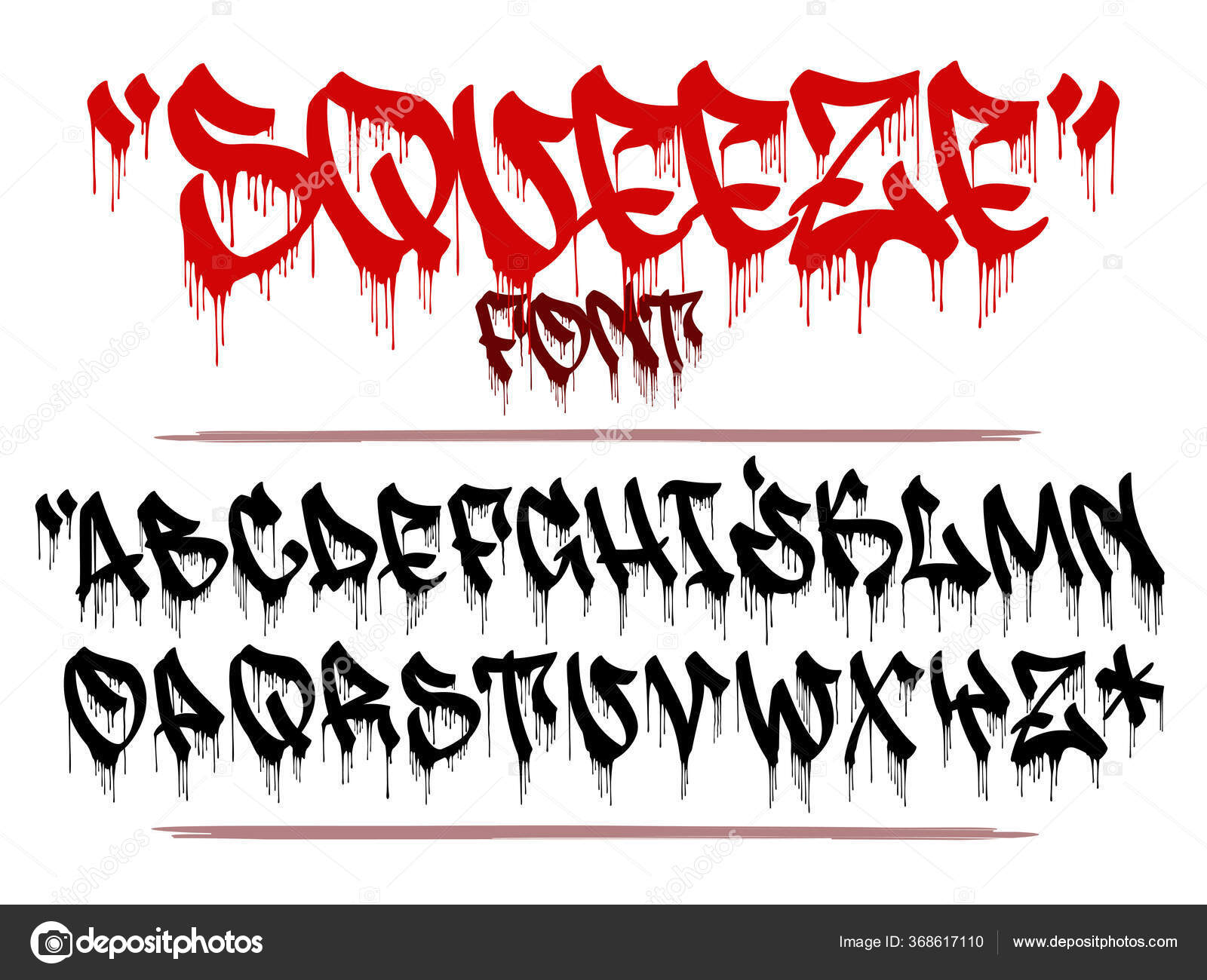 Goteando Letras Fuente Tumblr