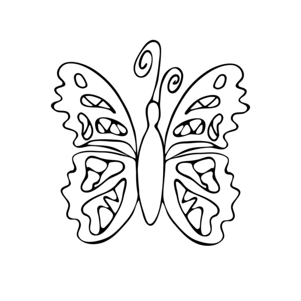 Pillangó rajz Stock vektorok, Pillangó rajz Jogdíjmentes illusztrációk ...