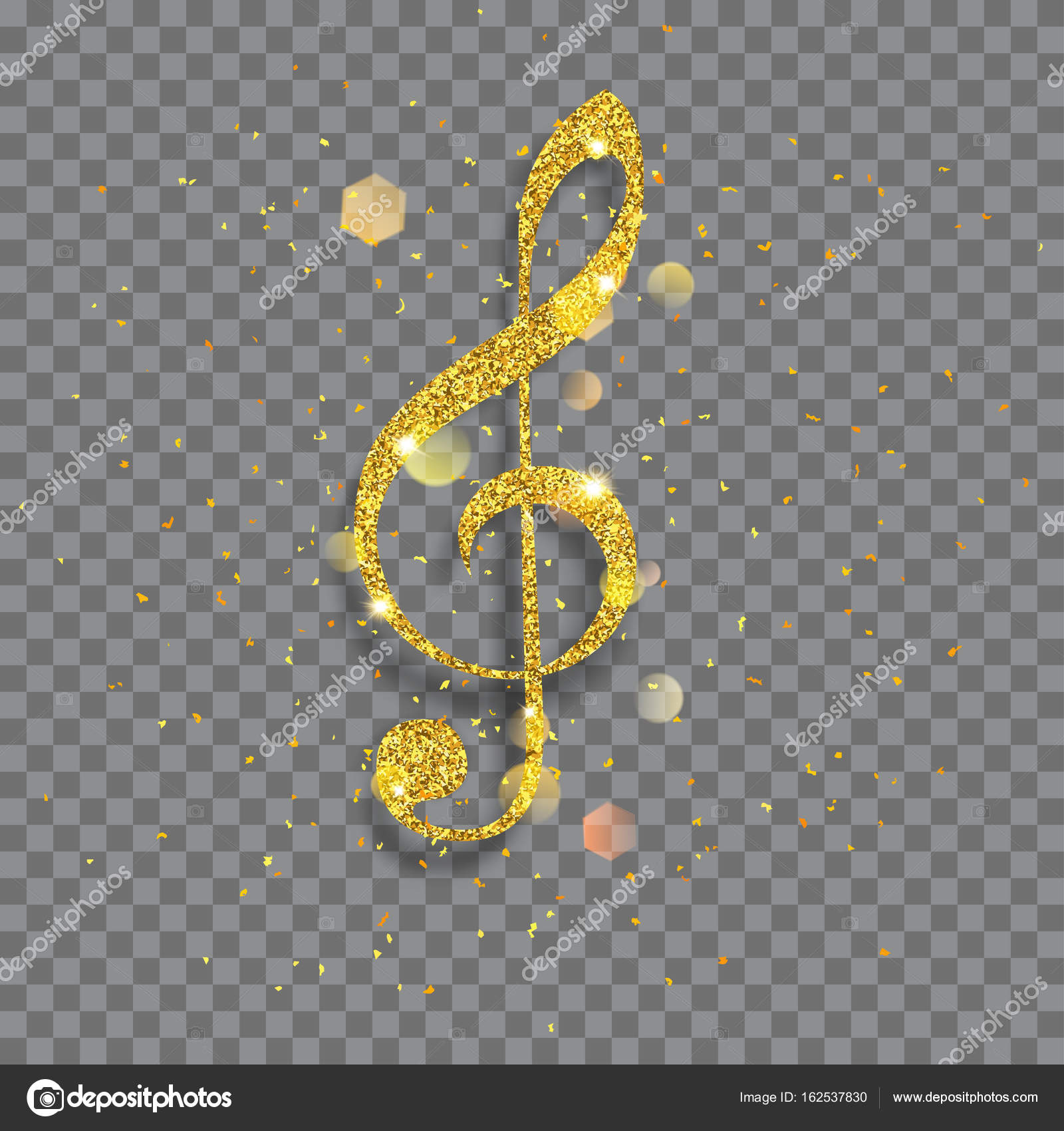 Big shiny treble clef Stock Vector by ©31moonlight31 162537830