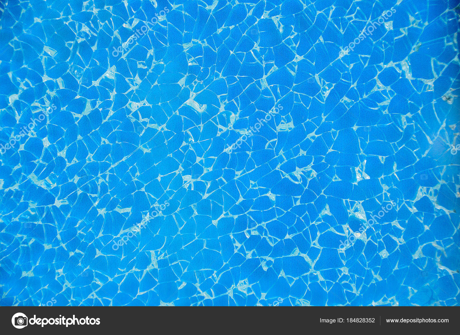 Blue Shattered Glass Wallpaper