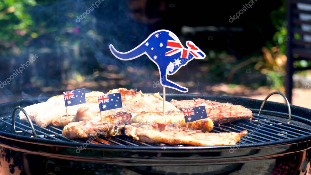 Iconic Australian BBQ close up — Stock Photo © amarosy #177126808