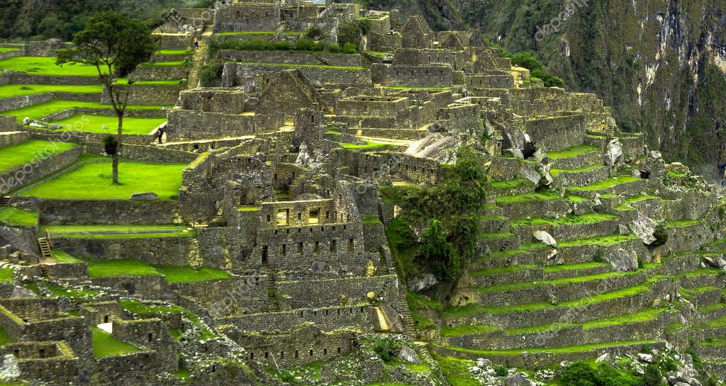Arquitectura inca de la ciudad de Machu Picchu Perú 2023