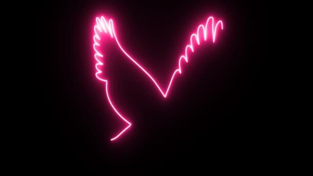 Pixelstick bmp bird images on a black background - noreddollar