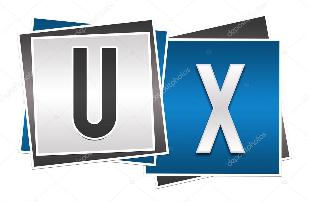 UX Blue Grey Blocks Stock Photo by ©ileezhun 126943266