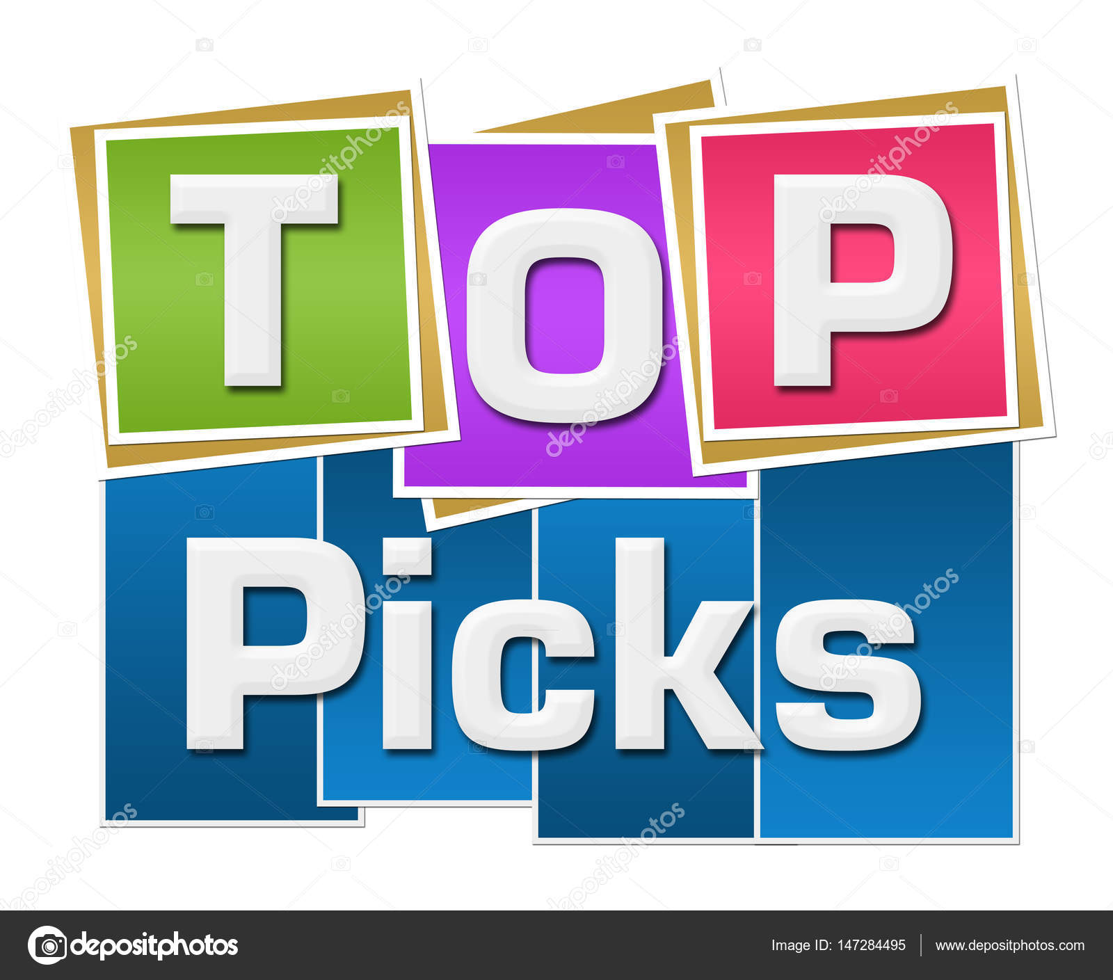 Top Picks Colorful Squares Stripes Stock Photo by ©ileezhun 147284495