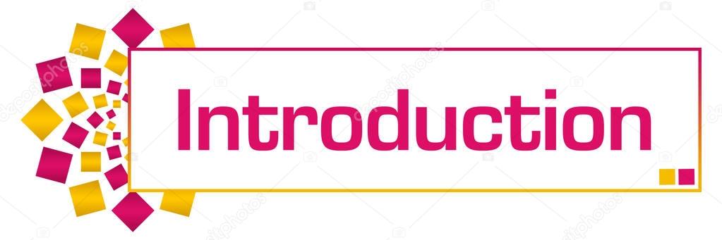 Introduction Pink Golden Circular Bar — Stock Photo © ileezhun #157660198