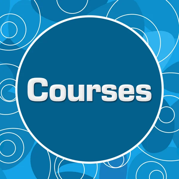 Courses Shaded Blue Blocks — Stock Photo © ileezhun #115731028