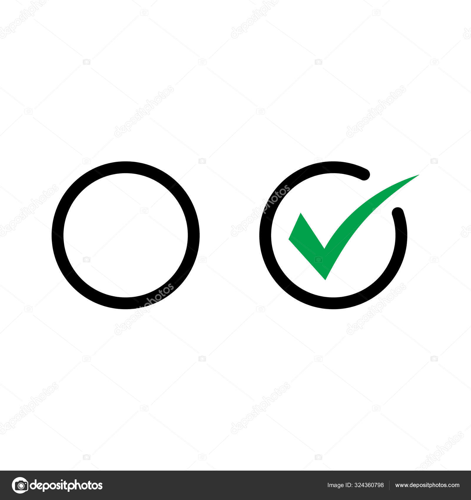 Checkbox Set Blank Checked Checkbox Vector Icon Stock Vector by ... Checkbox Set Blank Checked Checkbox Vector Icon Stock Vector by ...
