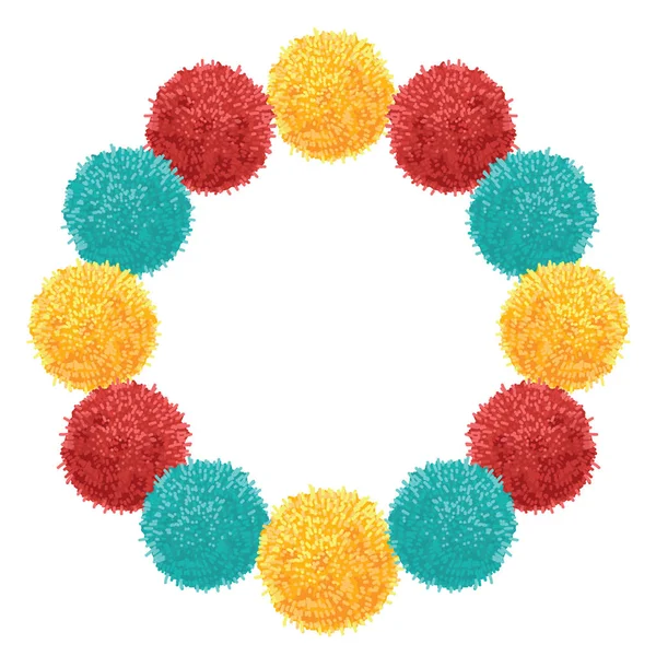 Pom poms Vector Art Stock Images | Depositphotos