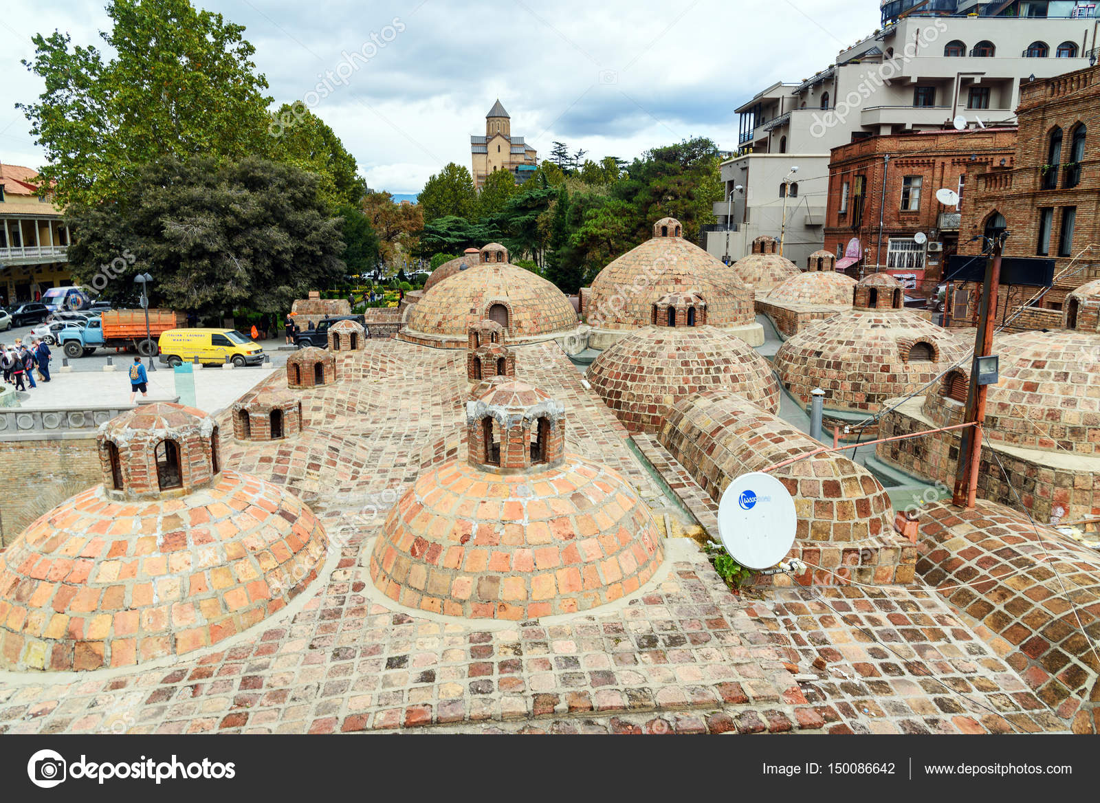 Old sulfur Baths in Tbilisi, Georgia – Stock Editorial Photo ...