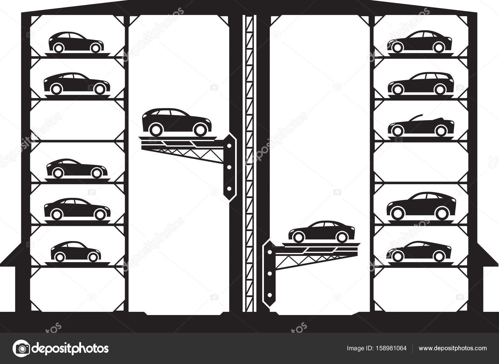 Automatic car parking Stock Vector Image by ©angelha #158981064