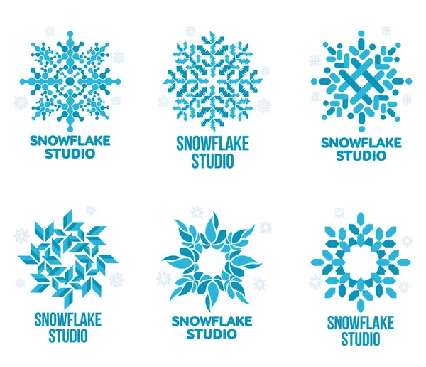 Snowflake logo Vector Art Stock Images | Depositphotos