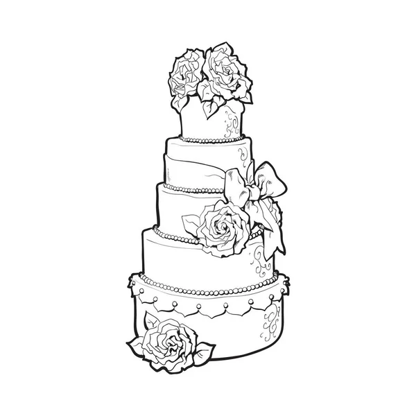 Wedding Cake Outline
