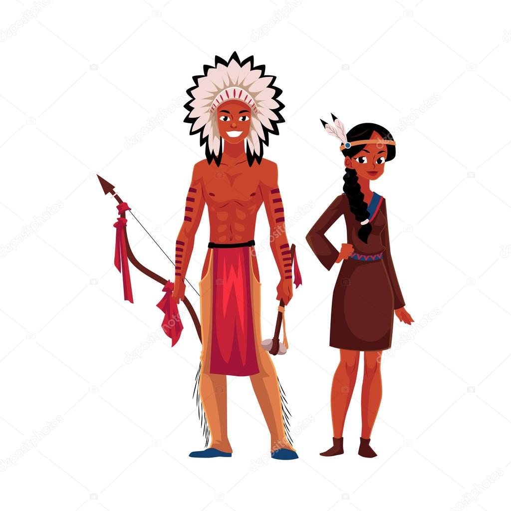 Native american breechcloths | Native American Indian couple in ... Native american breechcloths | Native American Indian couple in ...