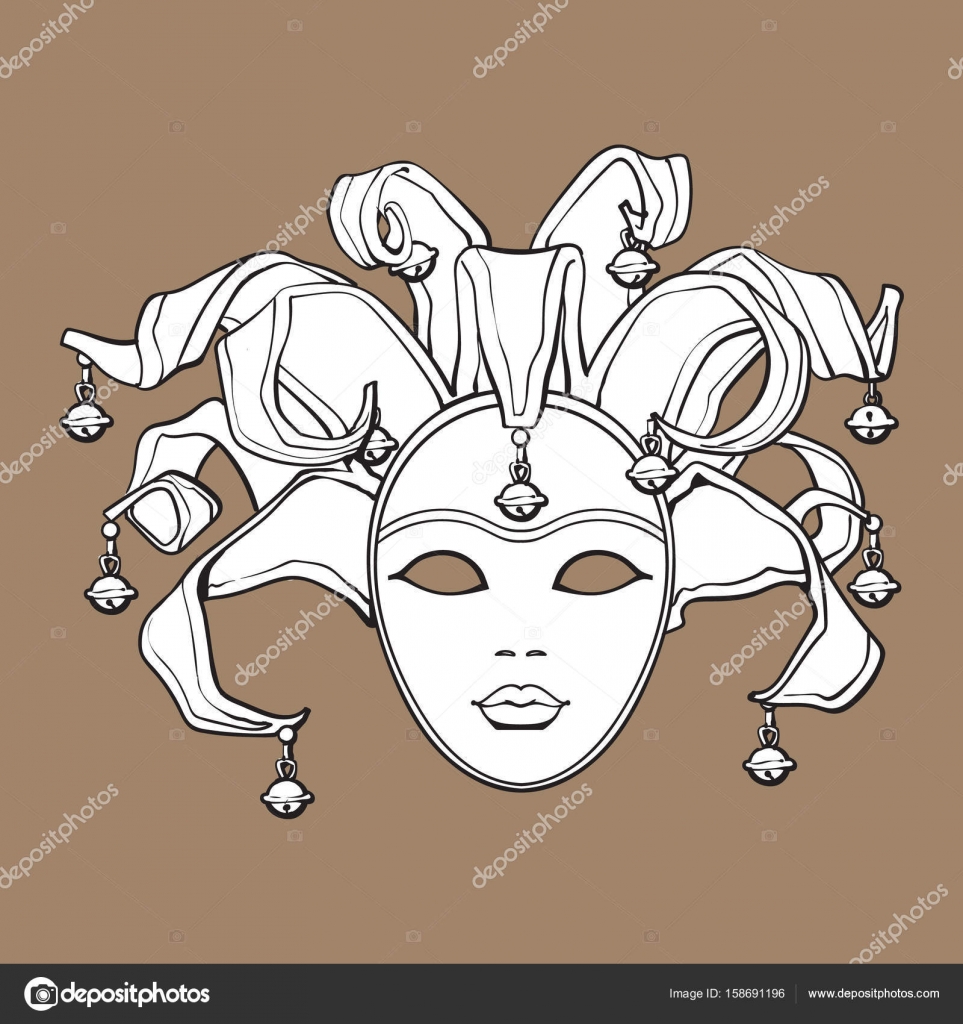 Venetian Jester Masks Tattoo