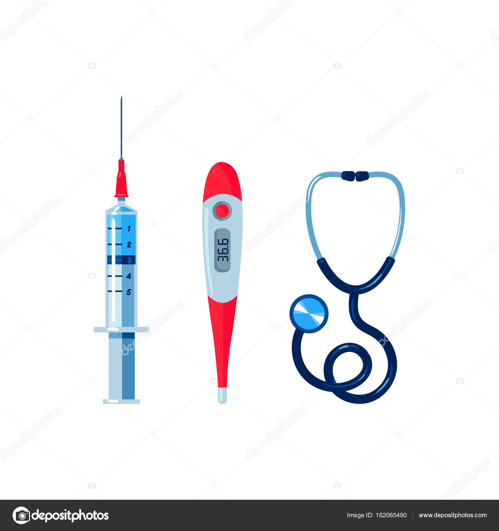 Vector realistic firs aid symbols set isolated Stock Vector Image by ...