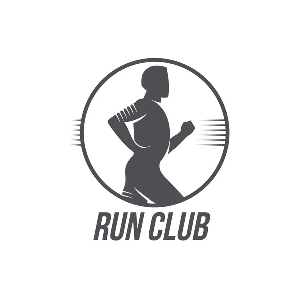 Set of running club logo templates — Stock Photo © Sabelskaya #119474928