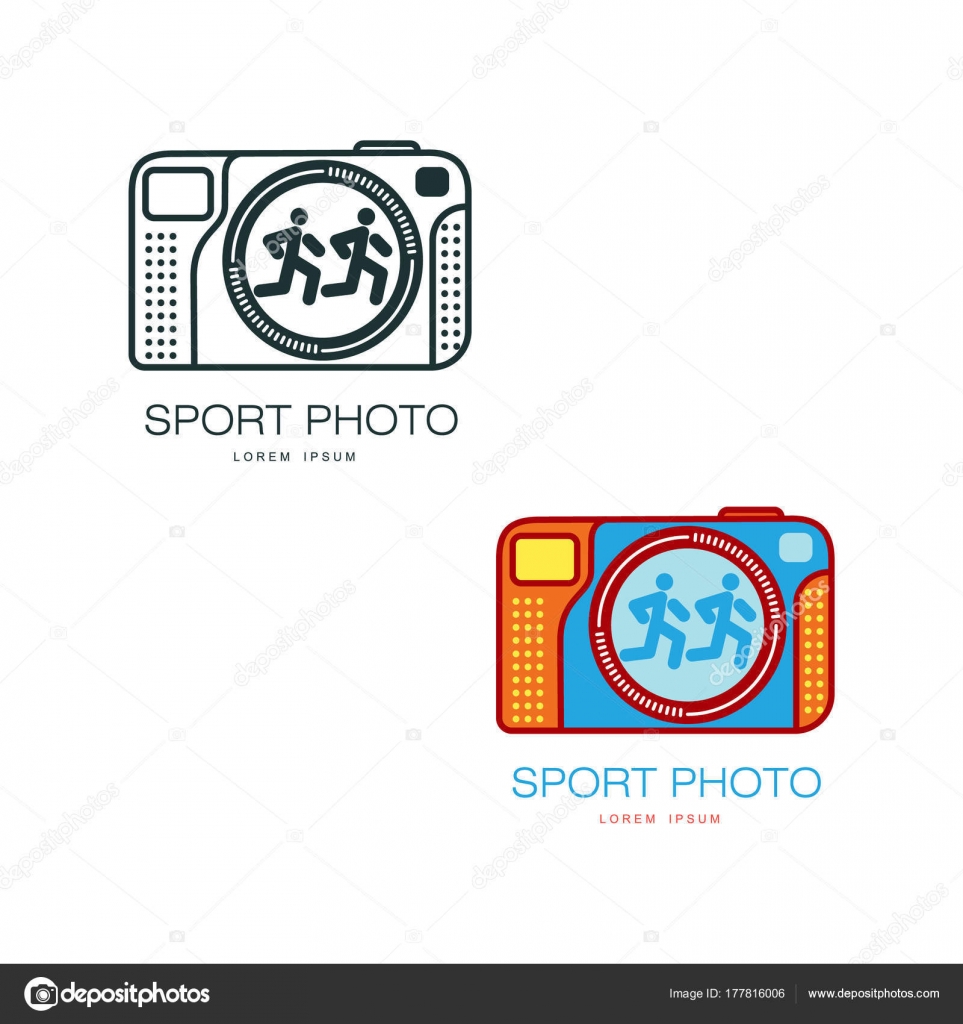 Two camera logo templates for sport photographer Stock Vector Image by ...