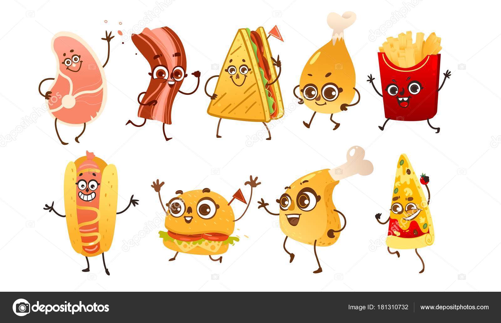 Fast Food Characters
