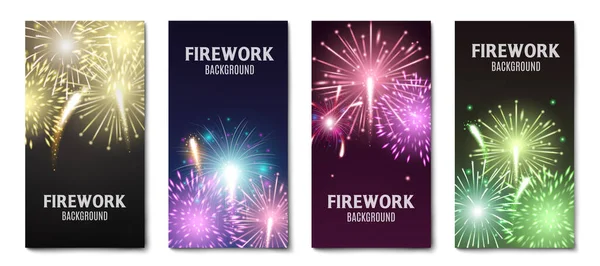 Colorful Firework. Website header or banner set Stock Vector Image by ...